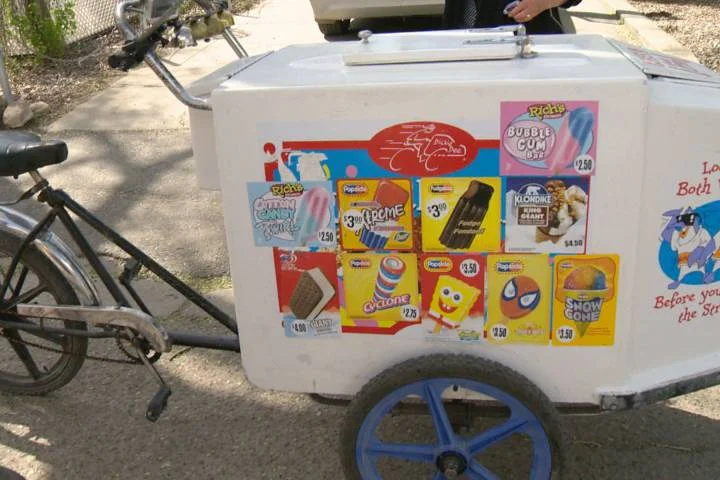 Nostalgic Peterborough Couple Launching Ice Cream & Popsicle Bicycle ...