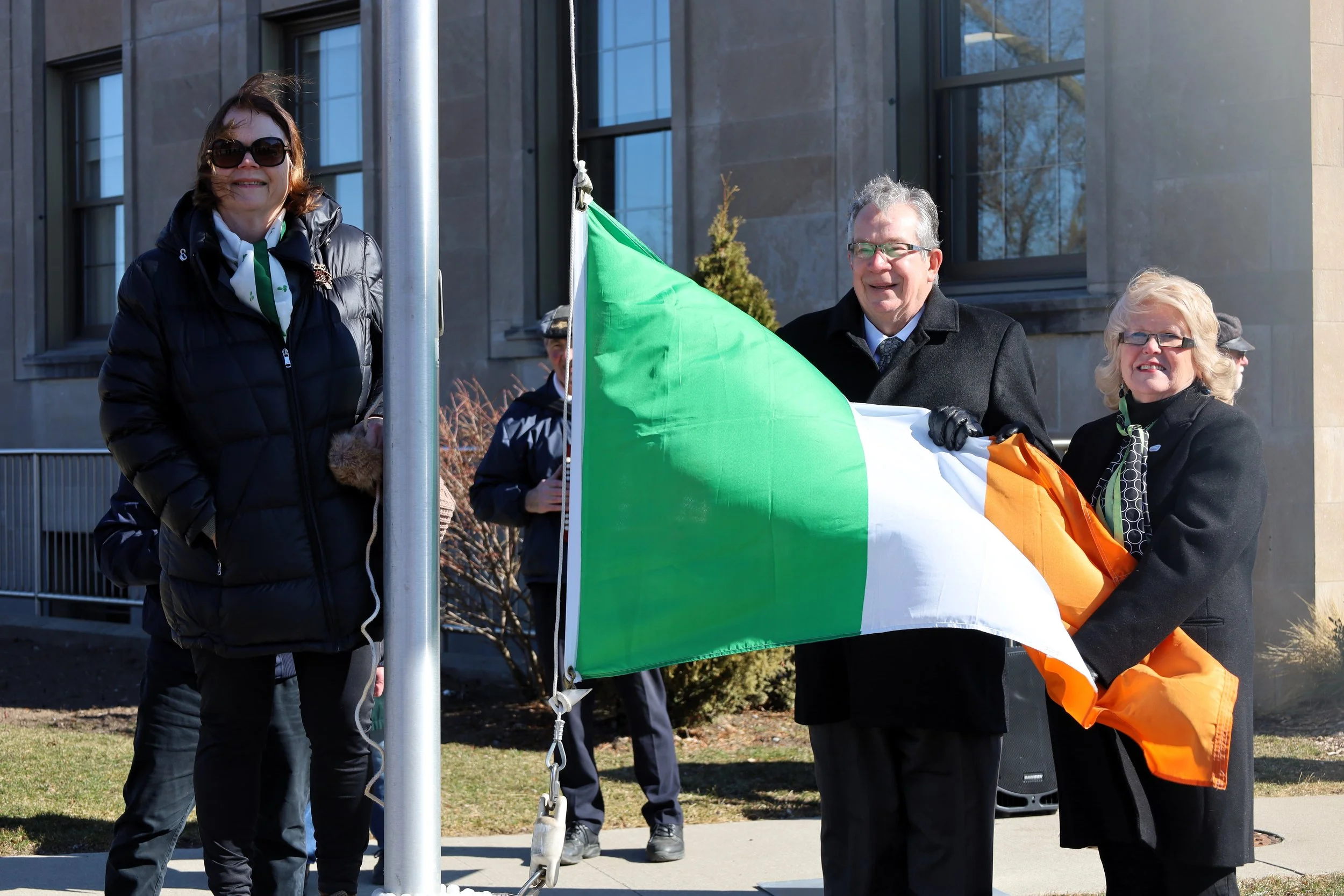 Irish Heritage Week Kicked Off With Flag Raising at Peterborough City ...