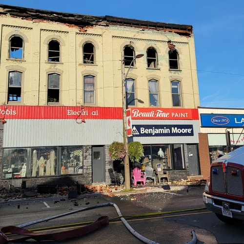 Fire Contained From Downtown Lakefield's Home Hardware; Several Streets ...