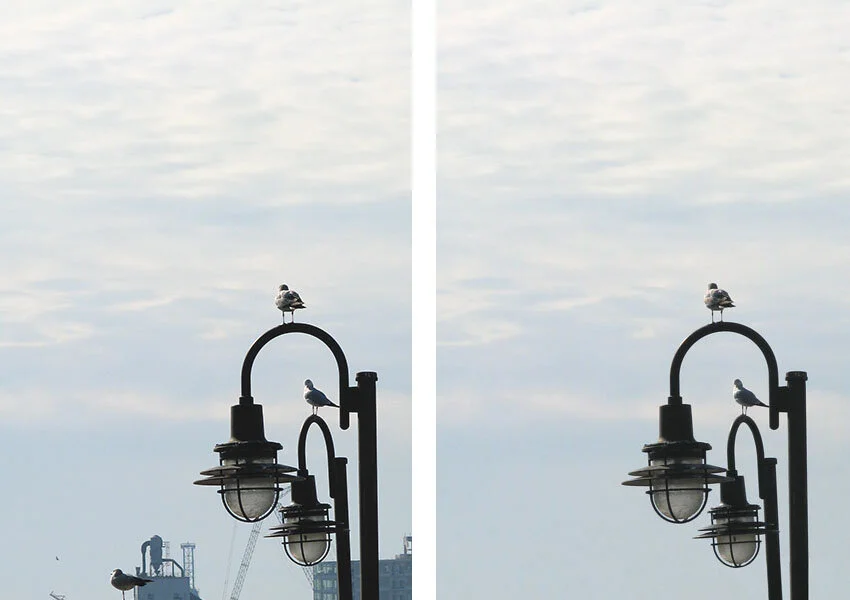 Compositing Before And After