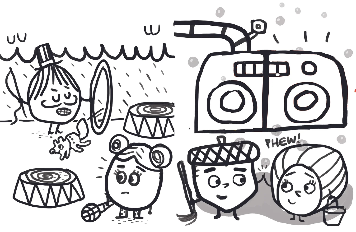 The Nuts: Sing and Dance In Your Polka Dot Pants — Scott Magoon