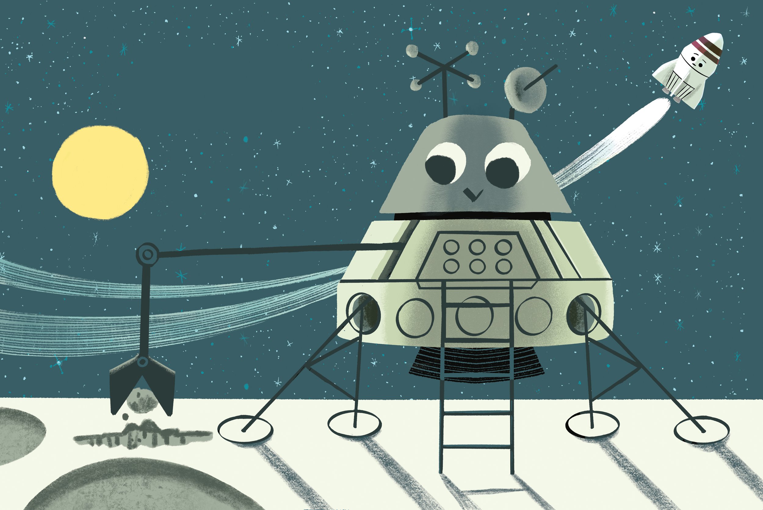 Rocket Beams, Lunar Dreams — Scott Magoon