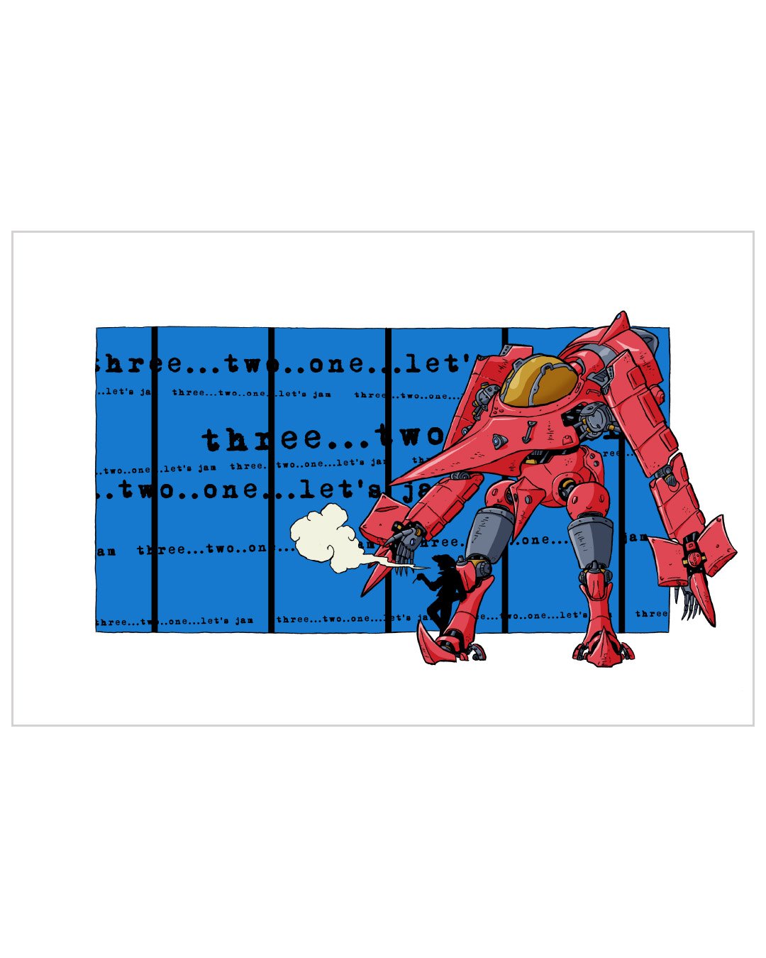 Eva Unit 01 Sticker — Travis Bentley Design