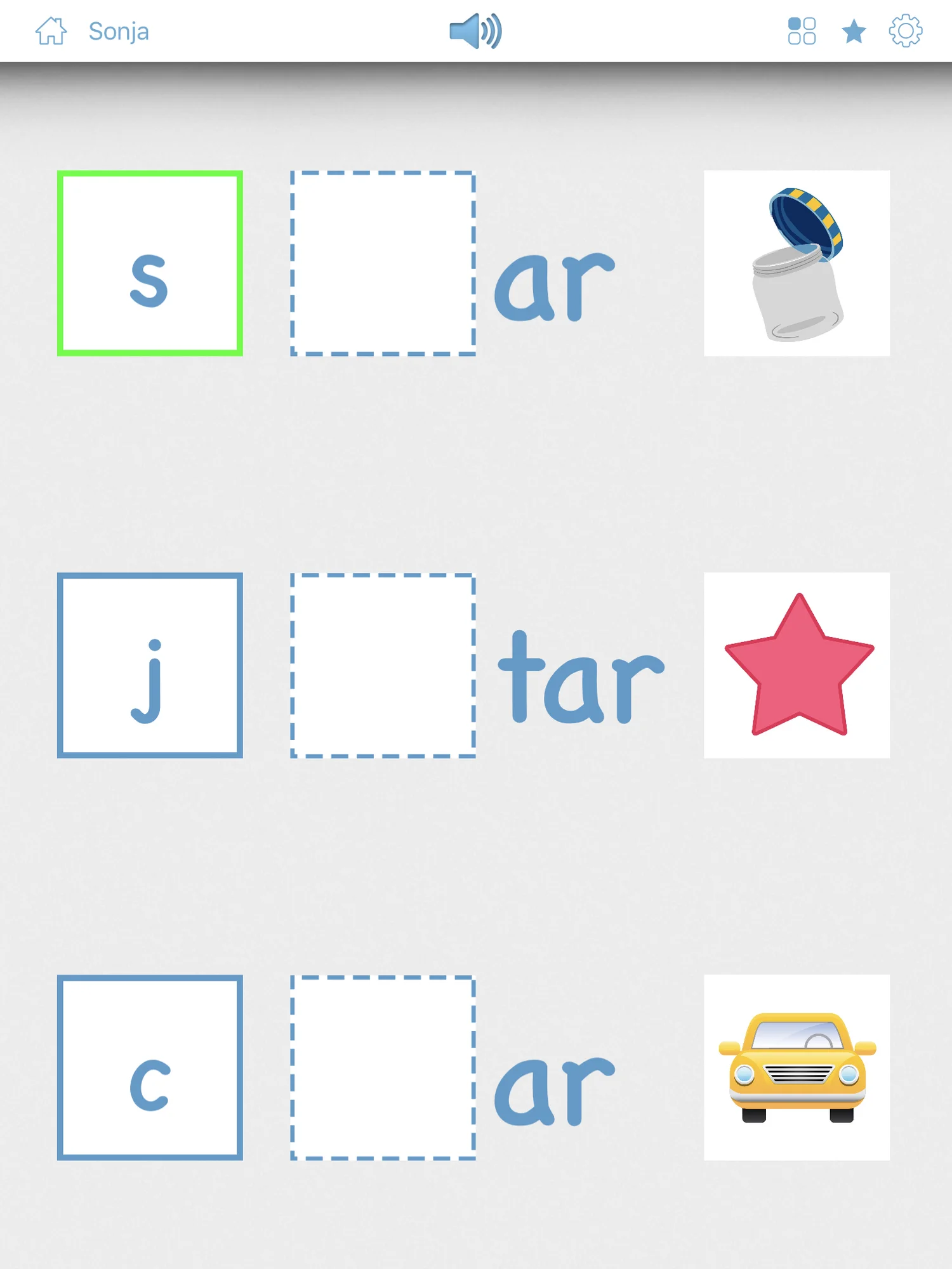 Letter Match — Bitsboard | Flashcards & Mini-Games for Personalized ...
