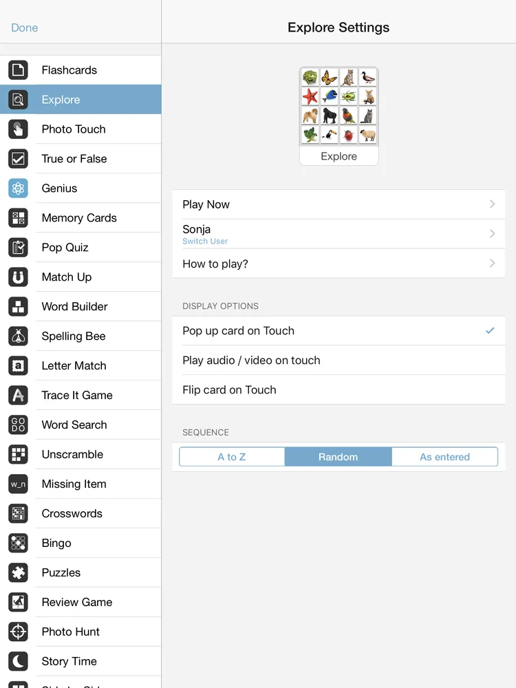 Explore | Educational Game for Kids — Bitsboard | Flashcards & Mini ...