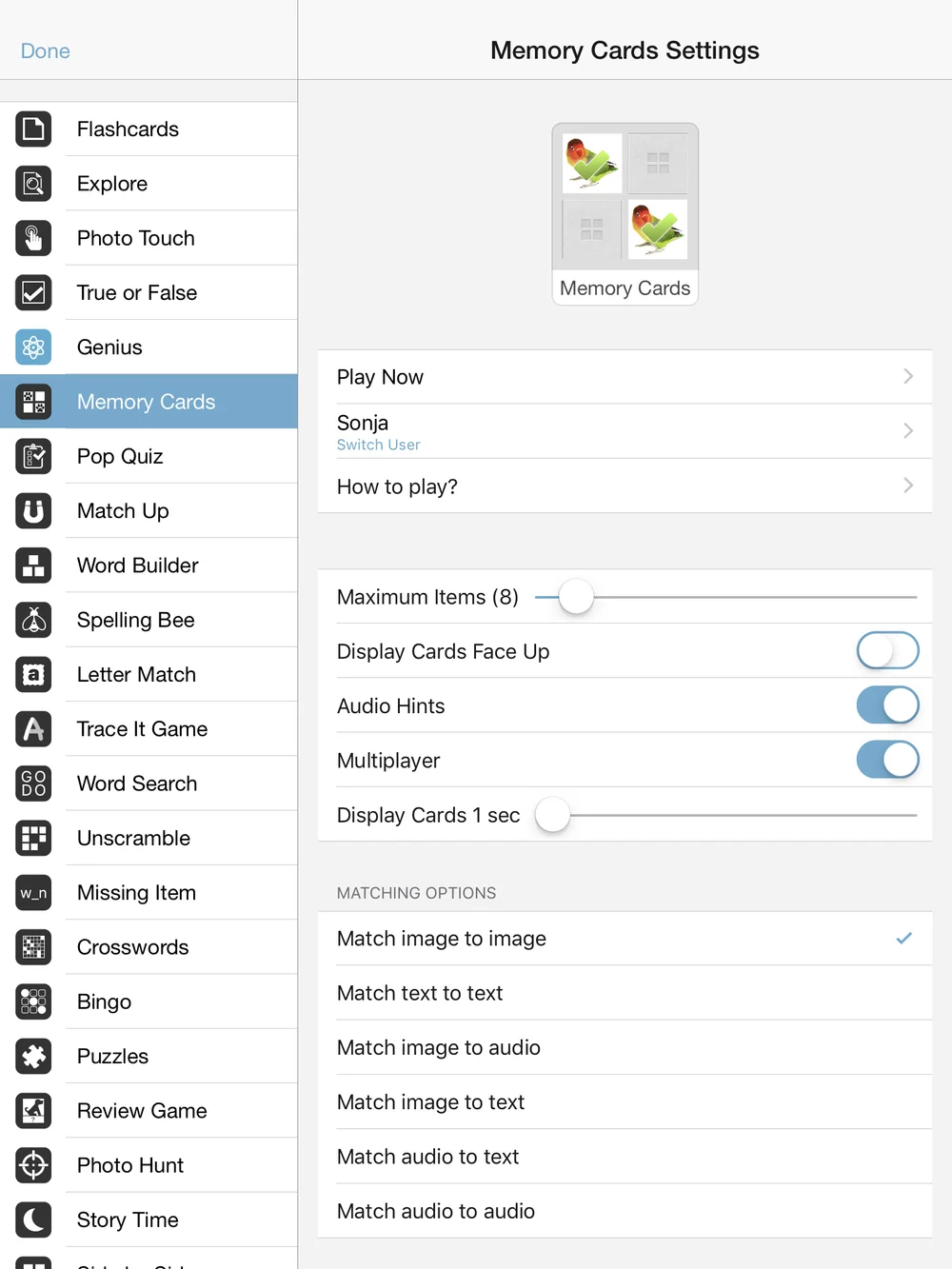 Memory Cards — Bitsboard | Flashcards & Mini-Games for Personalized ...