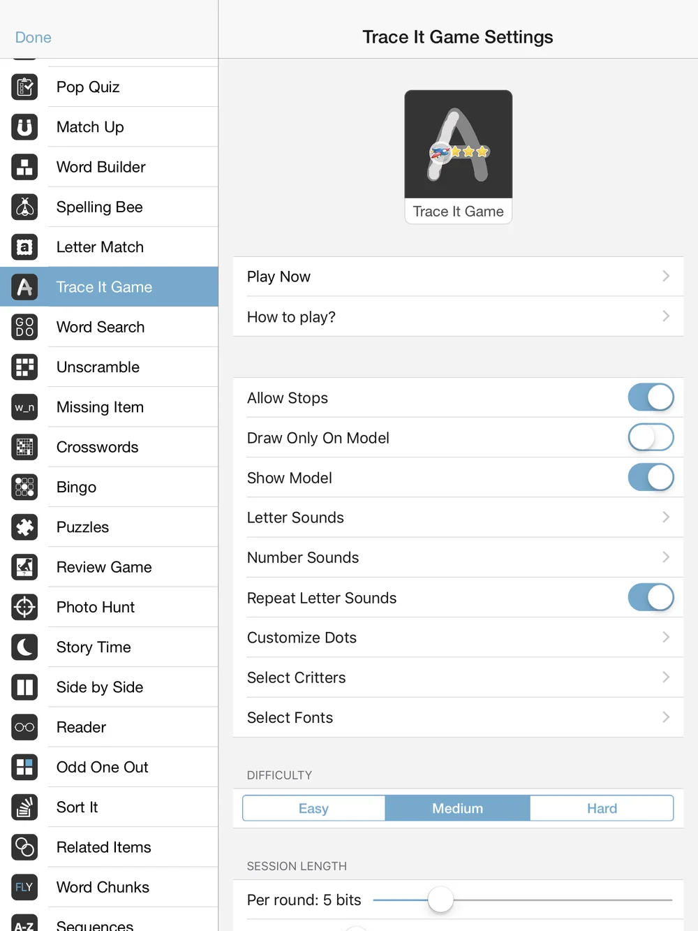 Trace It — Bitsboard | Flashcards & Mini-Games for Personalized Learning
