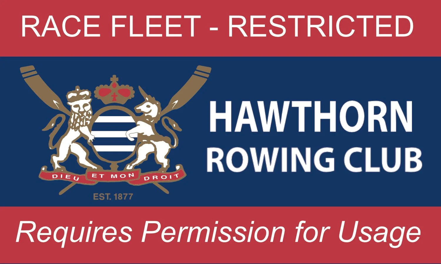 Fleet usage regulations — Hawthorn Rowing Club