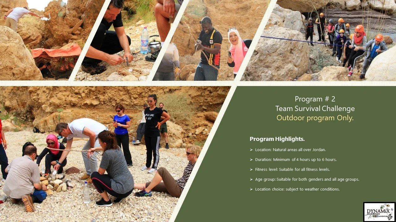 Team Building & Training Programs — Dynamix in Jordan