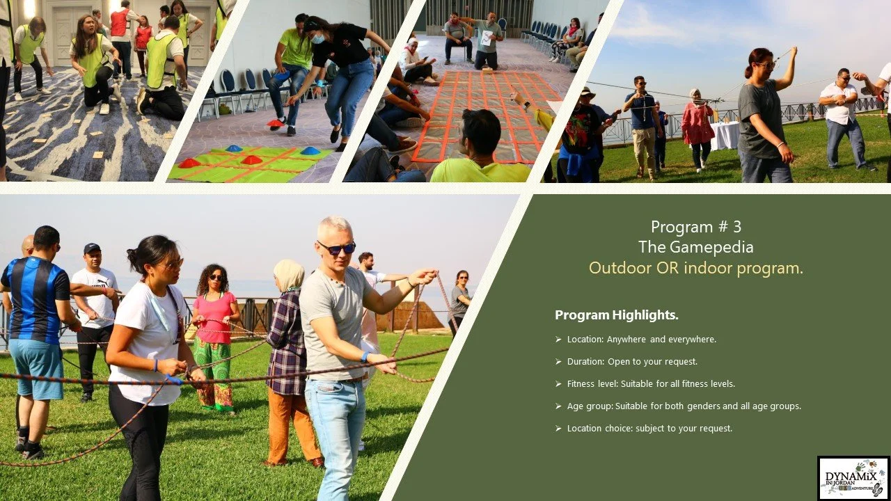 Team Building & Training Programs — Dynamix in Jordan