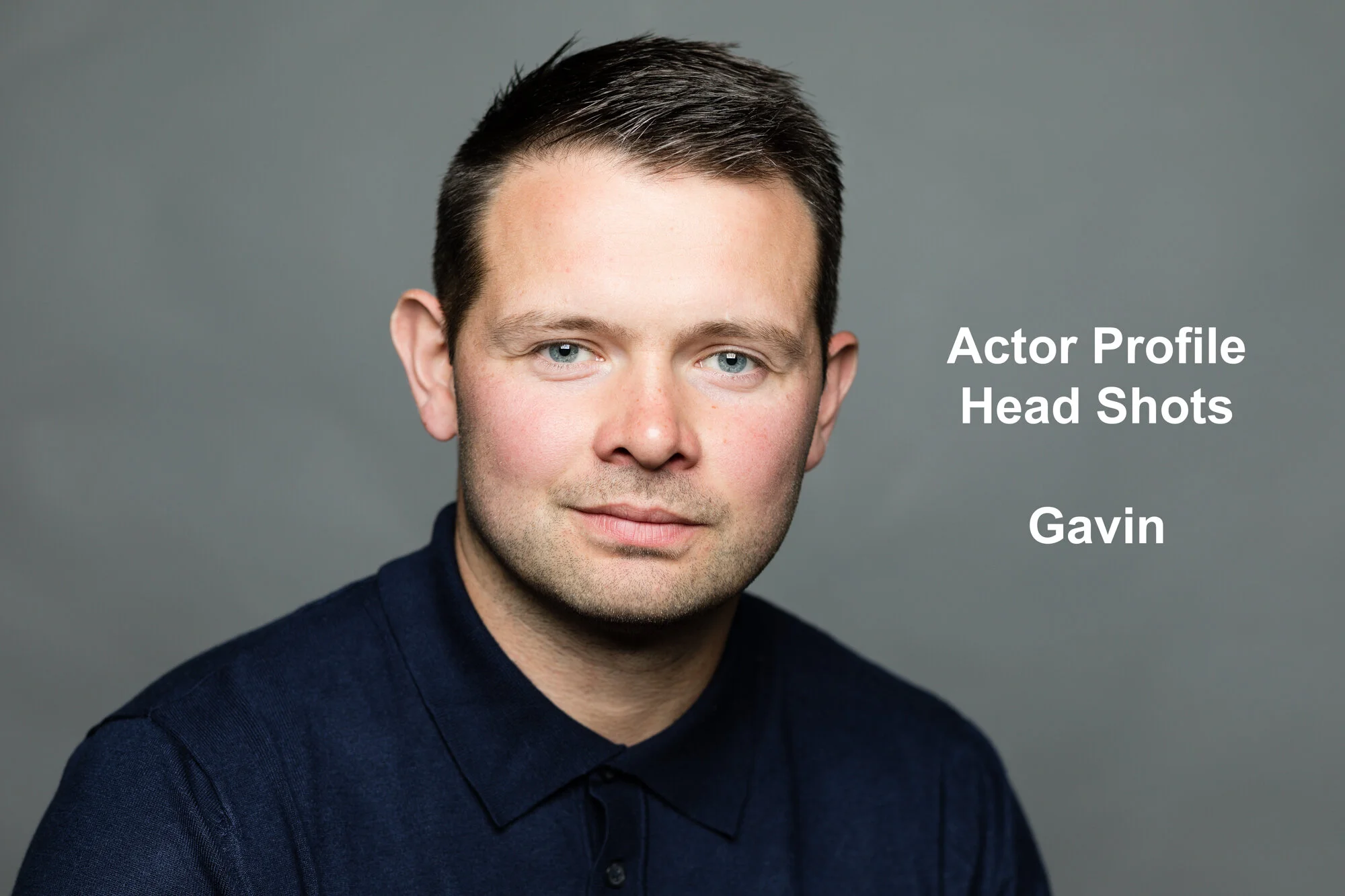 Actor Profile Head Shots - Gavin — RJ Bradbury Photography
