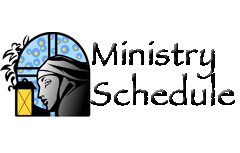 Ministry Schedules — All Saints Catholic Church