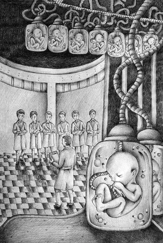 Aldous Huxley Brave New World Art