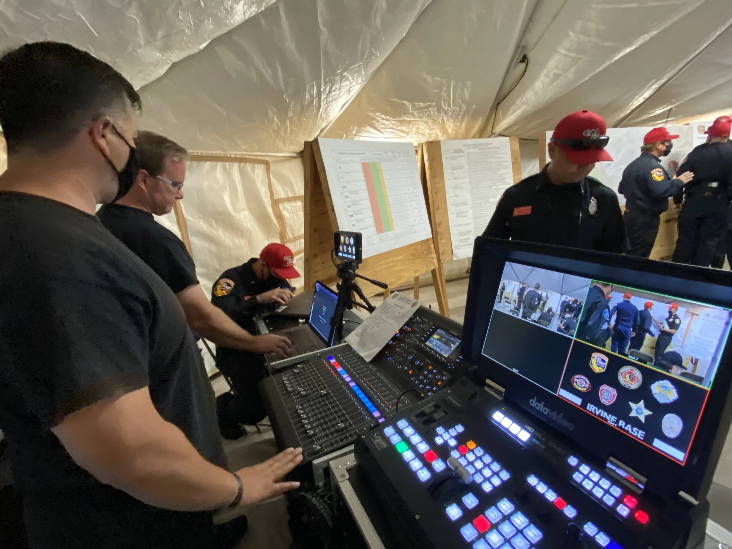 CAL-FIRE Incident Command Team 6, Silverado/Blue Ridge Fires, Orange ...