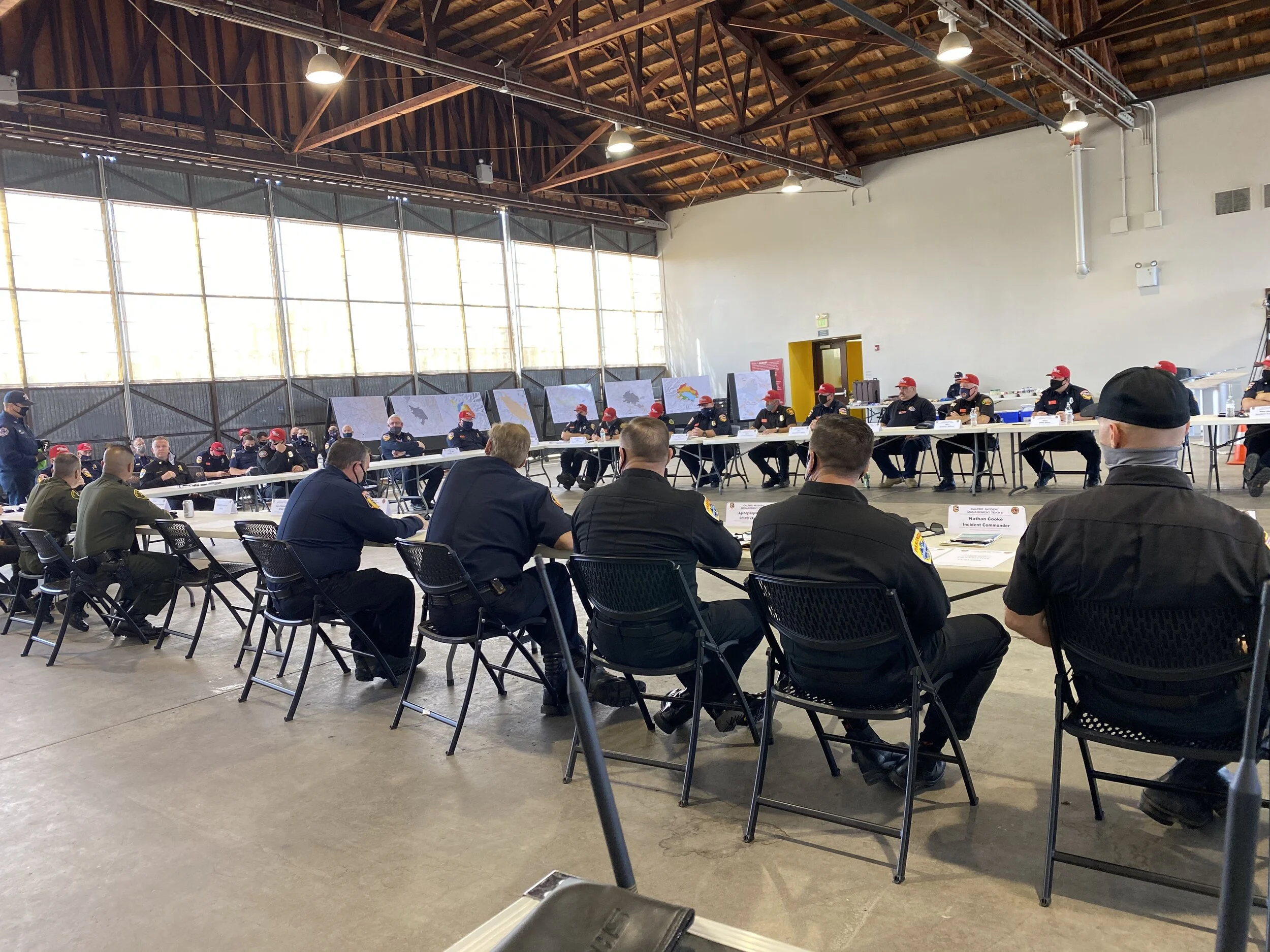 CAL-FIRE Incident Command Team 6, Silverado/Blue Ridge Fires, Orange ...