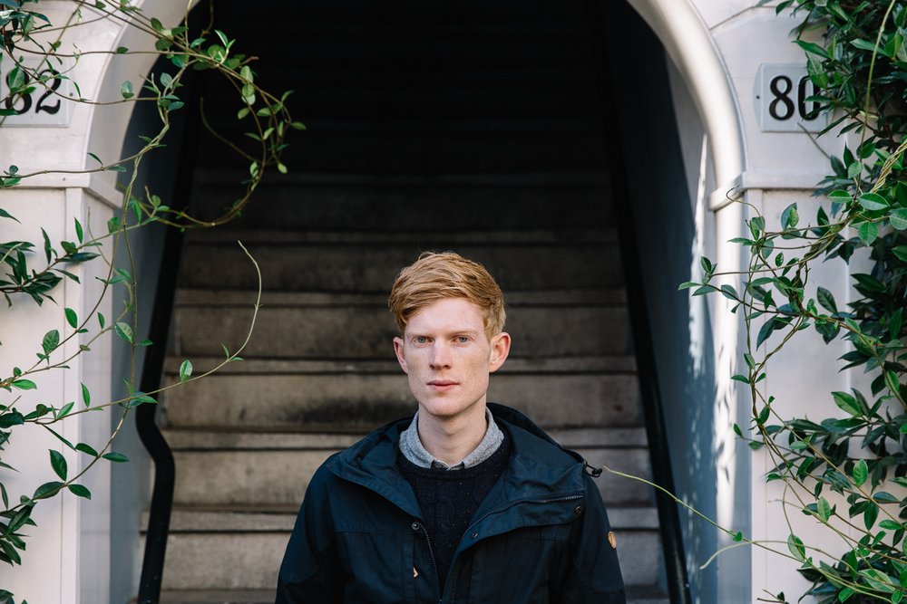 An autumn morning walk with Sander | portrait — On a hazy morning