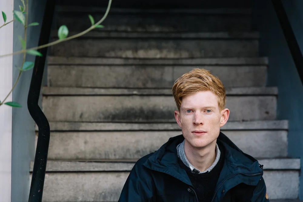 An autumn morning walk with Sander | portrait — On a hazy morning