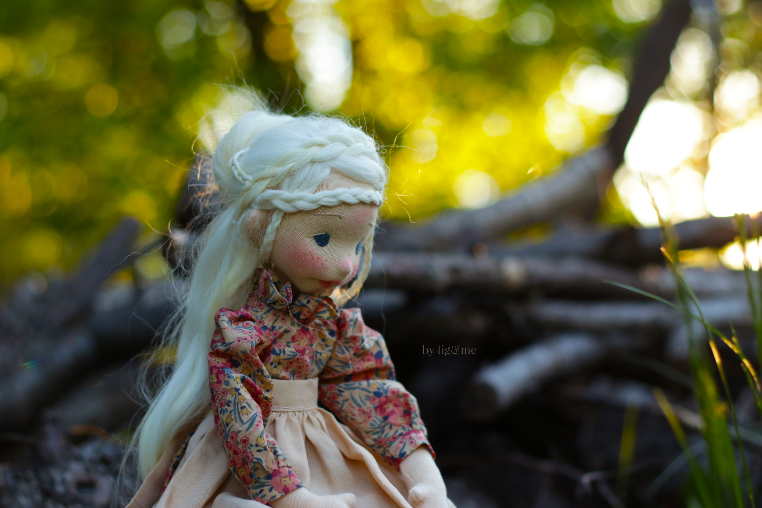 The Journey of a Doll Maker in Natural Fiber Art Dolls — fig & me