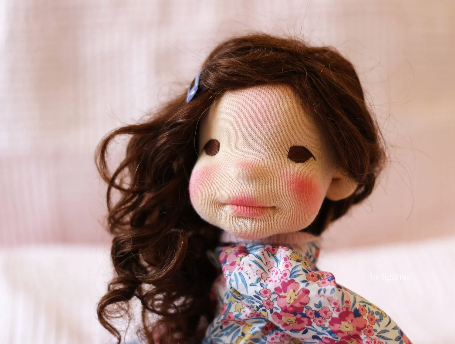 Emma, Custom Made Fiber Art Doll by Fig and Me — fig & me