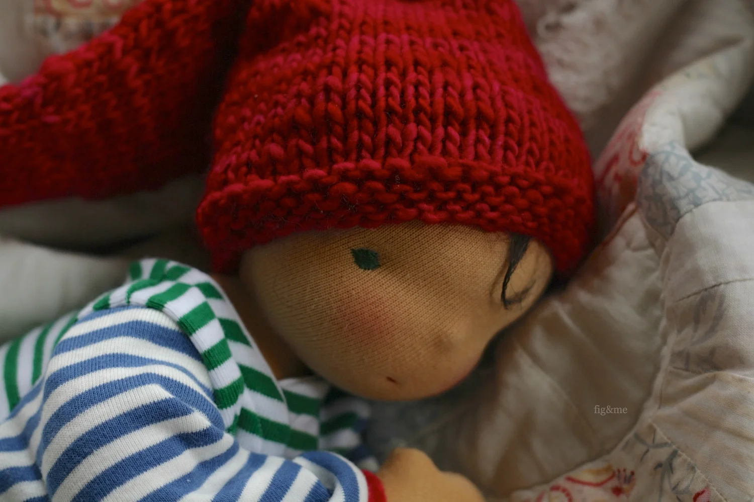 A little bit here. — fig & me