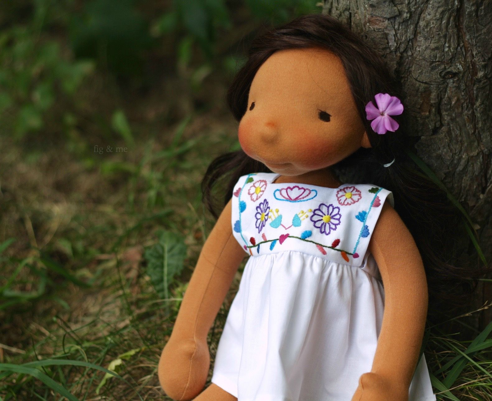 Adelita and our trip to the past, a custom cloth doll for a young lady ...