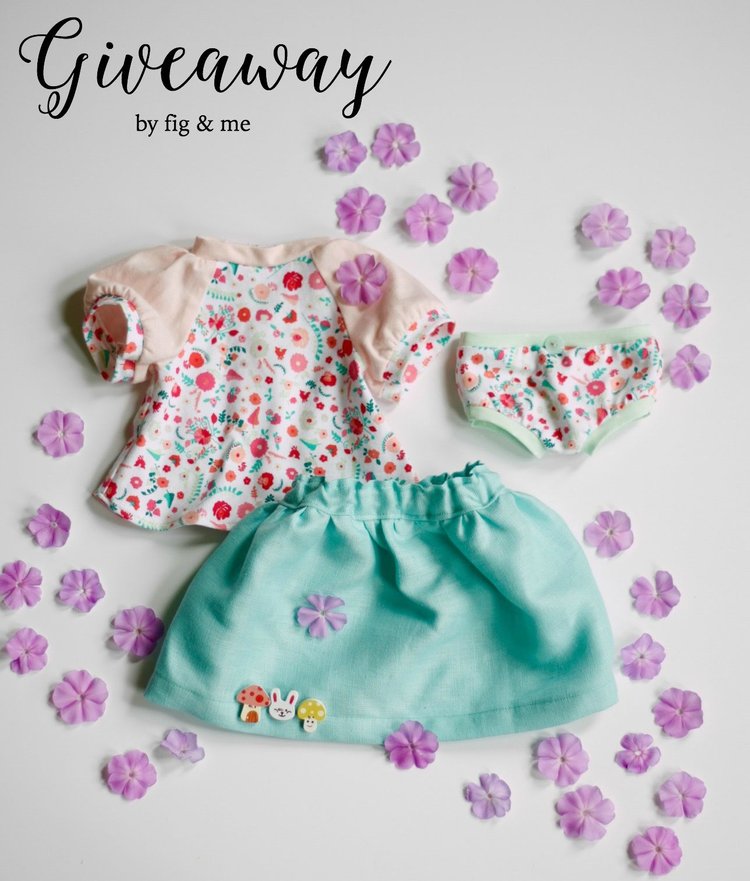 3K fans Giveaway, a summer doll outfit! — fig & me