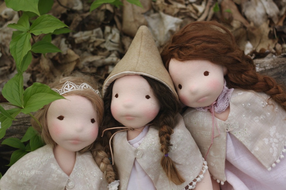 The Spring 2016 collection: 3 natural dolls ready to play. — fig & me