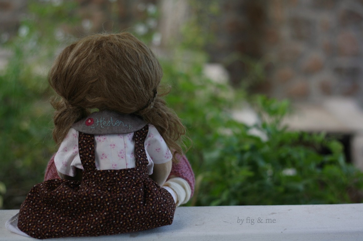 Little Hester, a natural fiber art doll ready to play. — fig & me