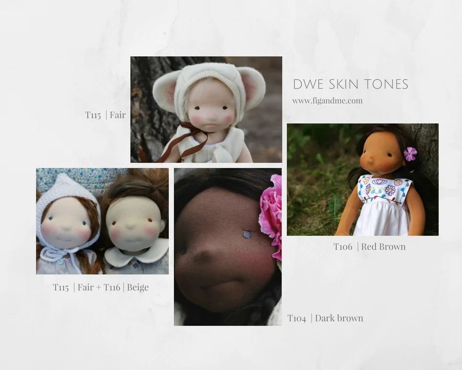Your Guide to Doll Skin Fabric for Dollmaking. — fig & me