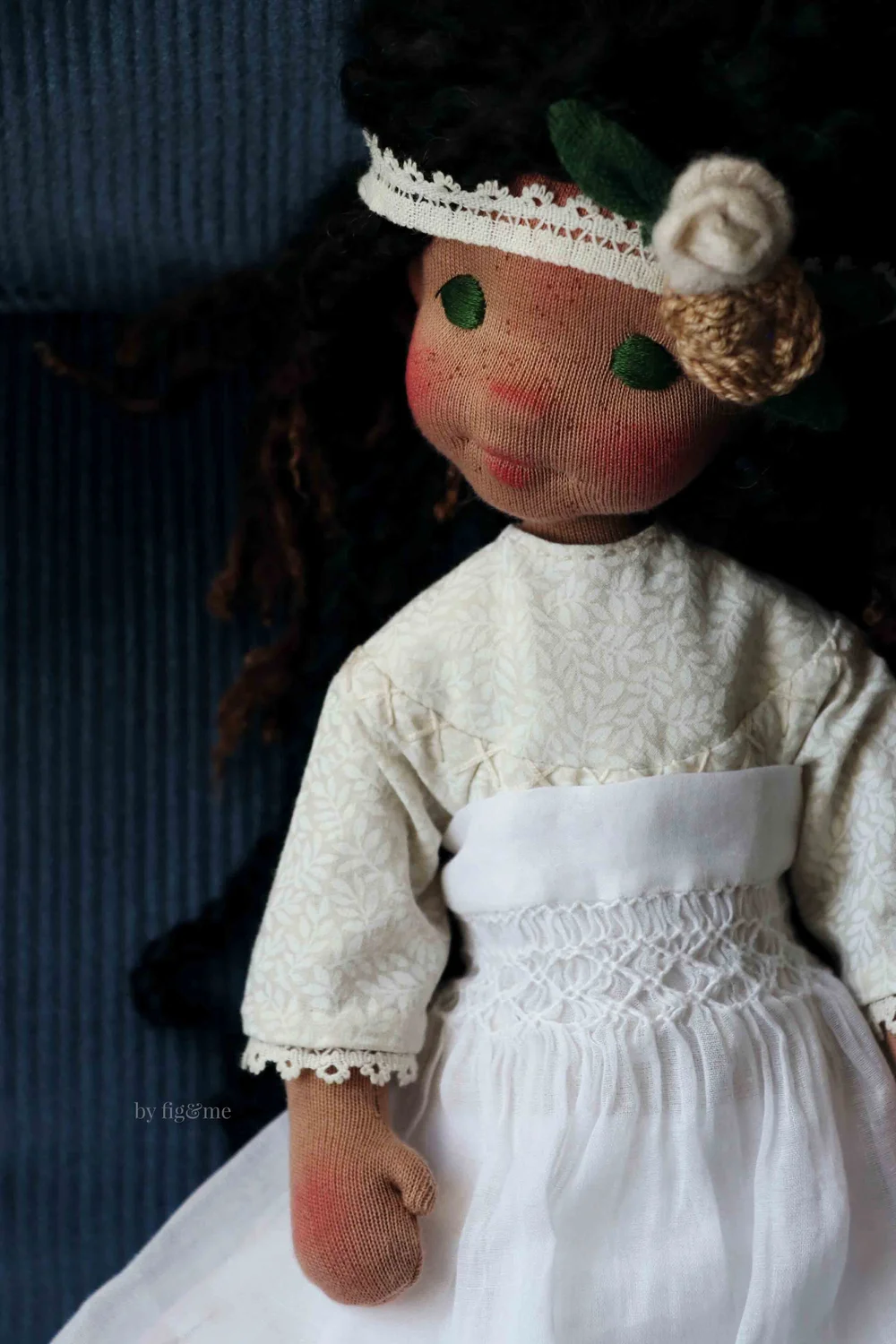 Macha, a natural fiber art doll in a brave new world — fig & me