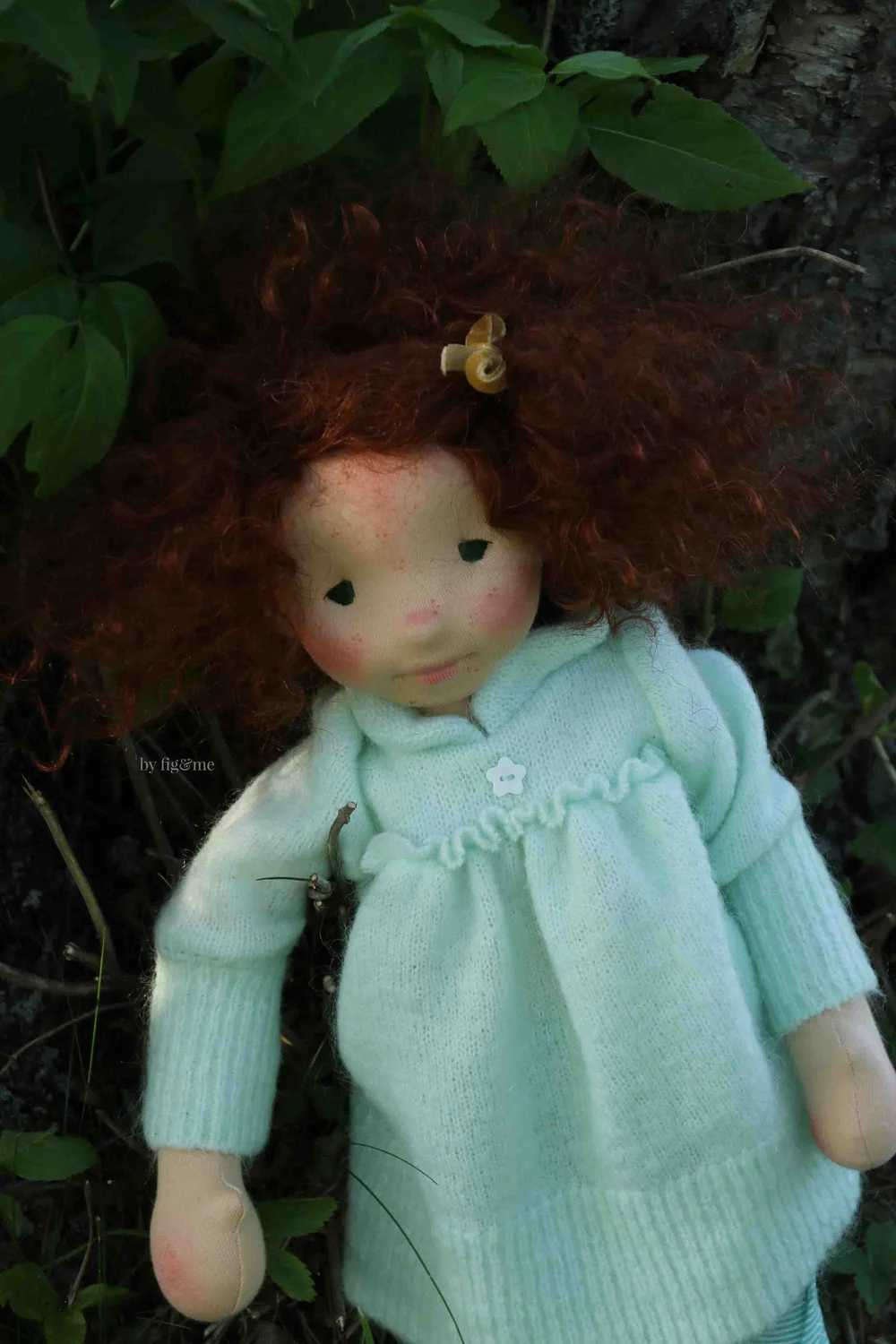 Natural Fiber Art Dolls Georgina and Tiphaine — fig & me