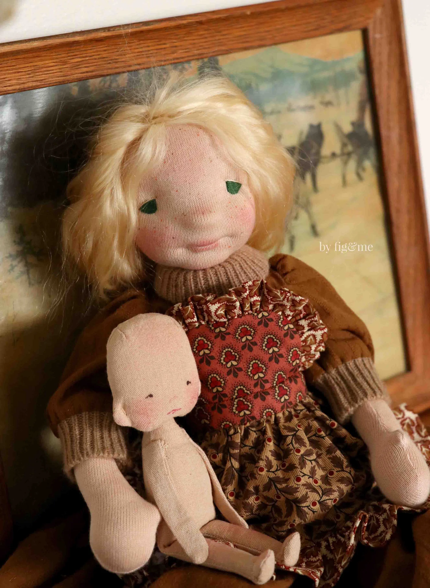 Making a doll for Ealhswith — fig & me