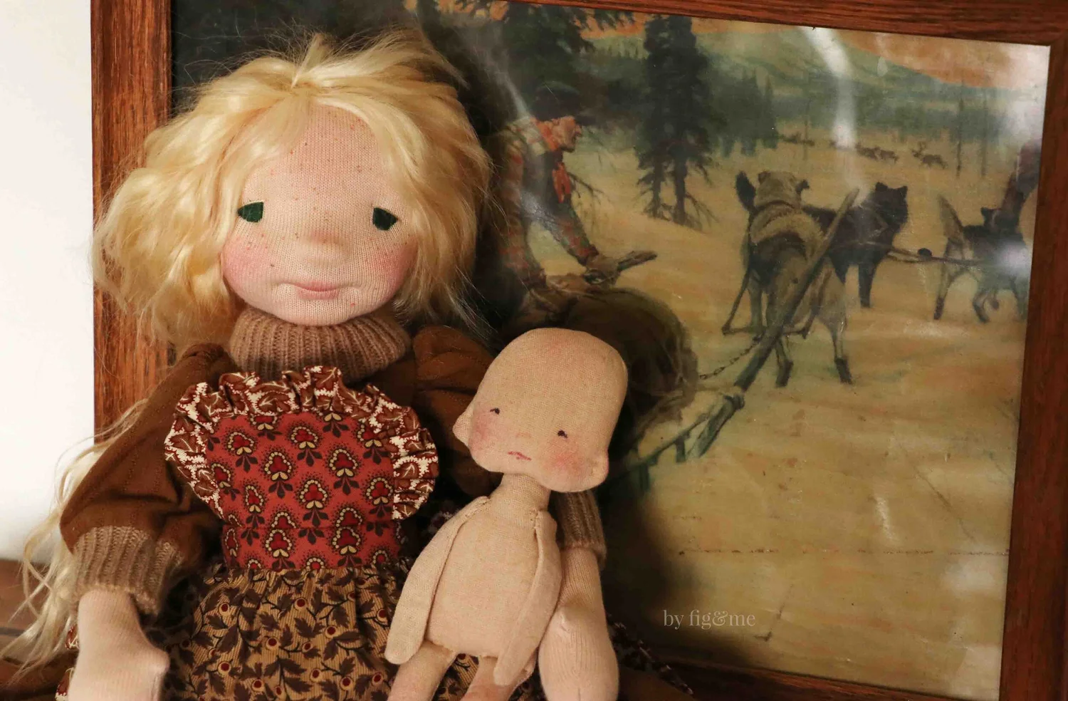 Making a doll for Ealhswith — fig & me