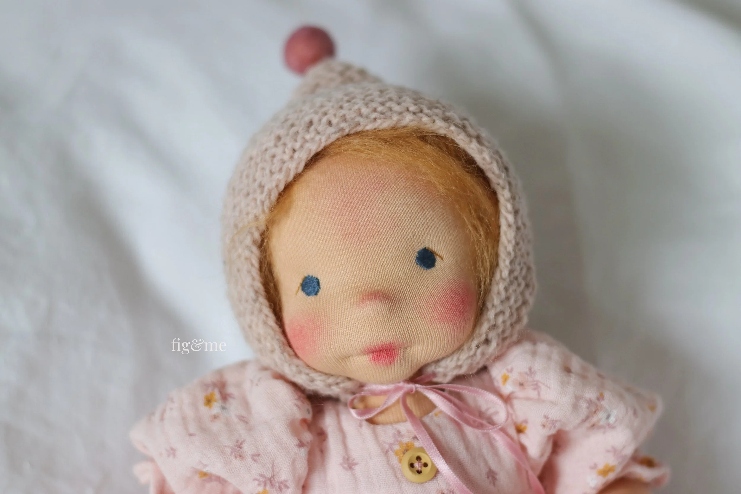 Waldorf Style Baby Doll: Rose — fig & me