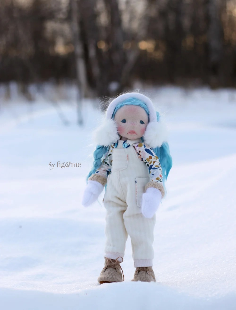 Waldorf Inspired Custom Art Doll, Miss Indigo — fig & me