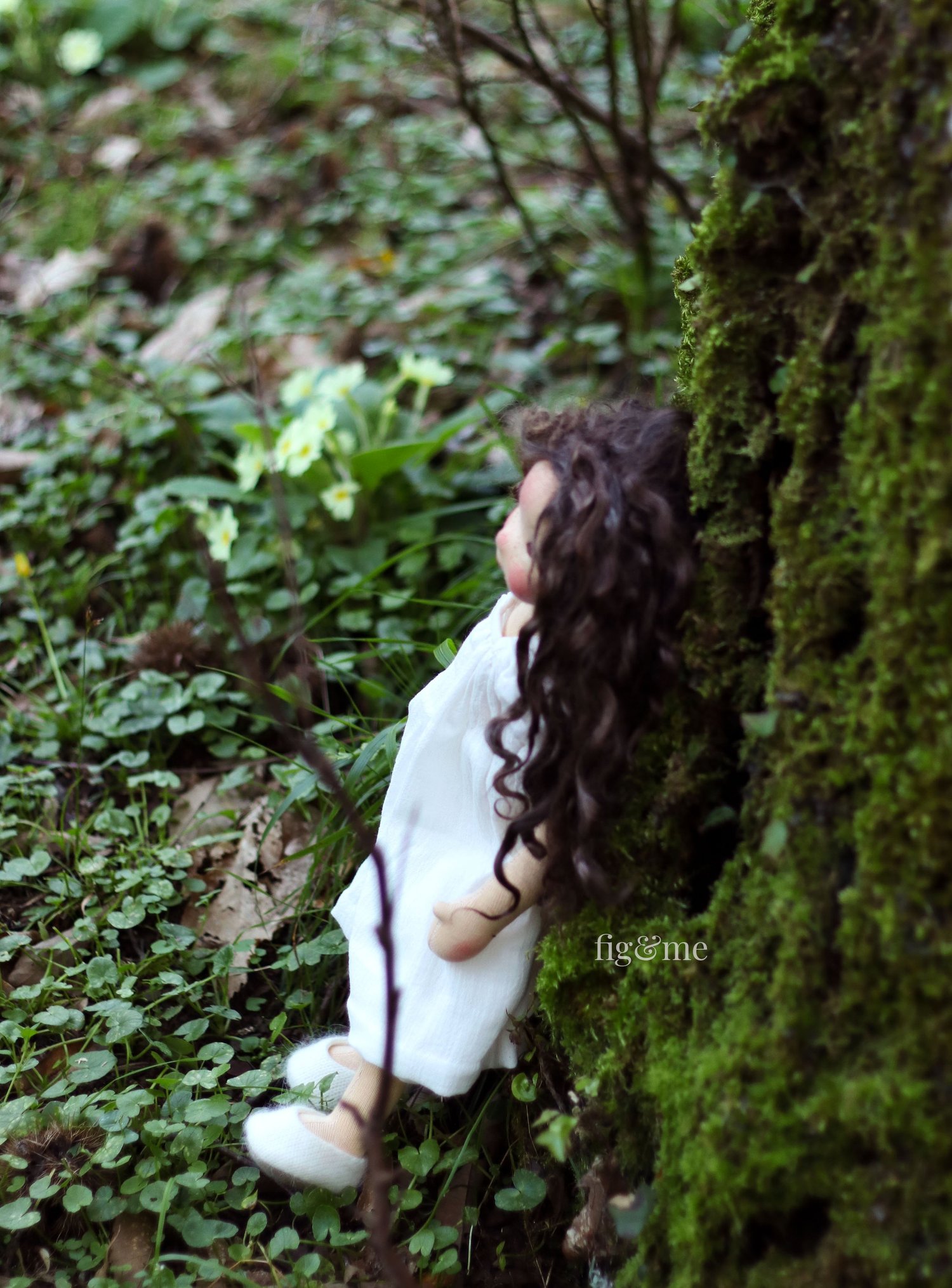 Elizabeth Bennet, Custom Fiber Art Doll by Fig and Me — fig & me