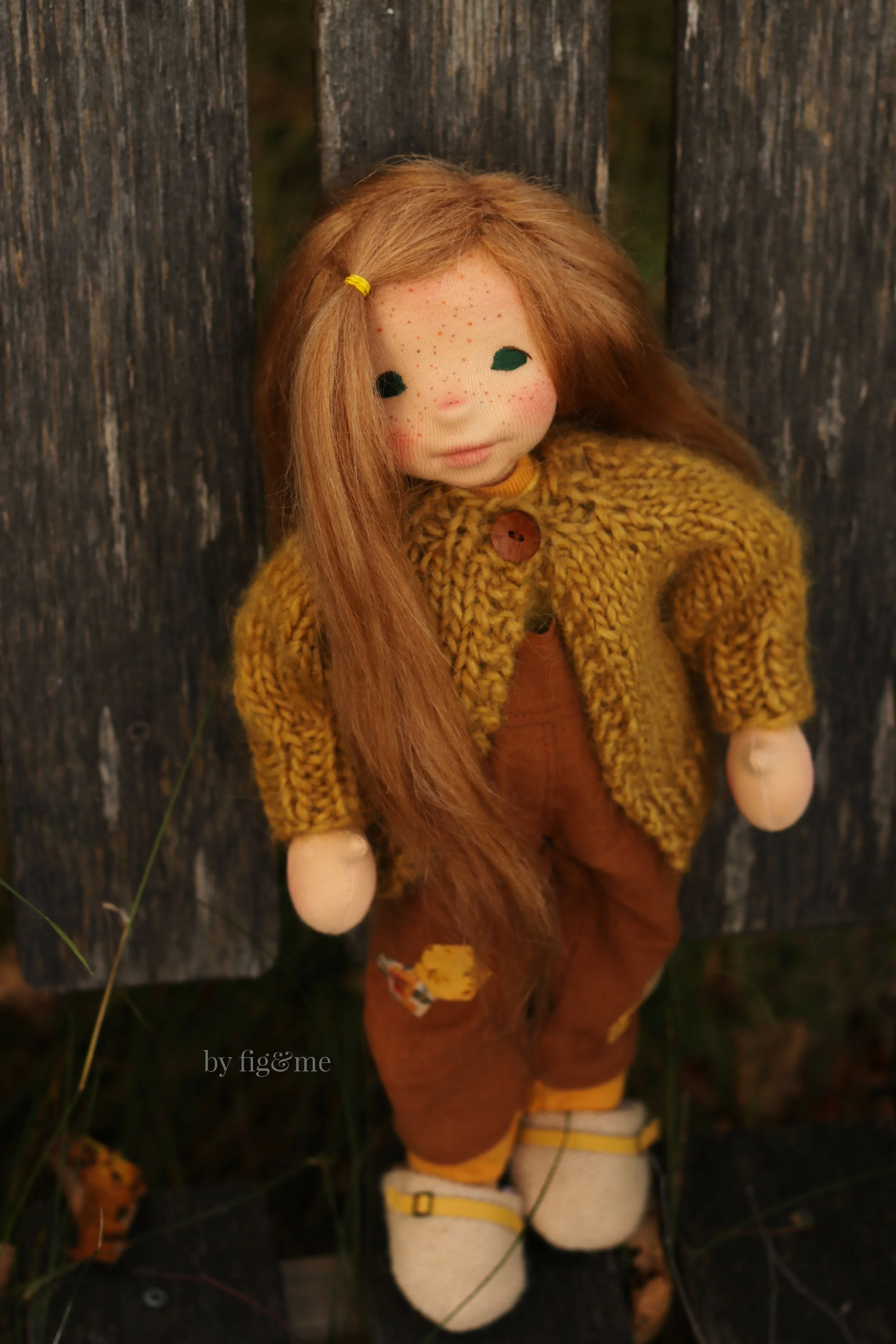 Miele, Our Queen Bee. Natural Fiber Art Doll Ready To Play — fig & me