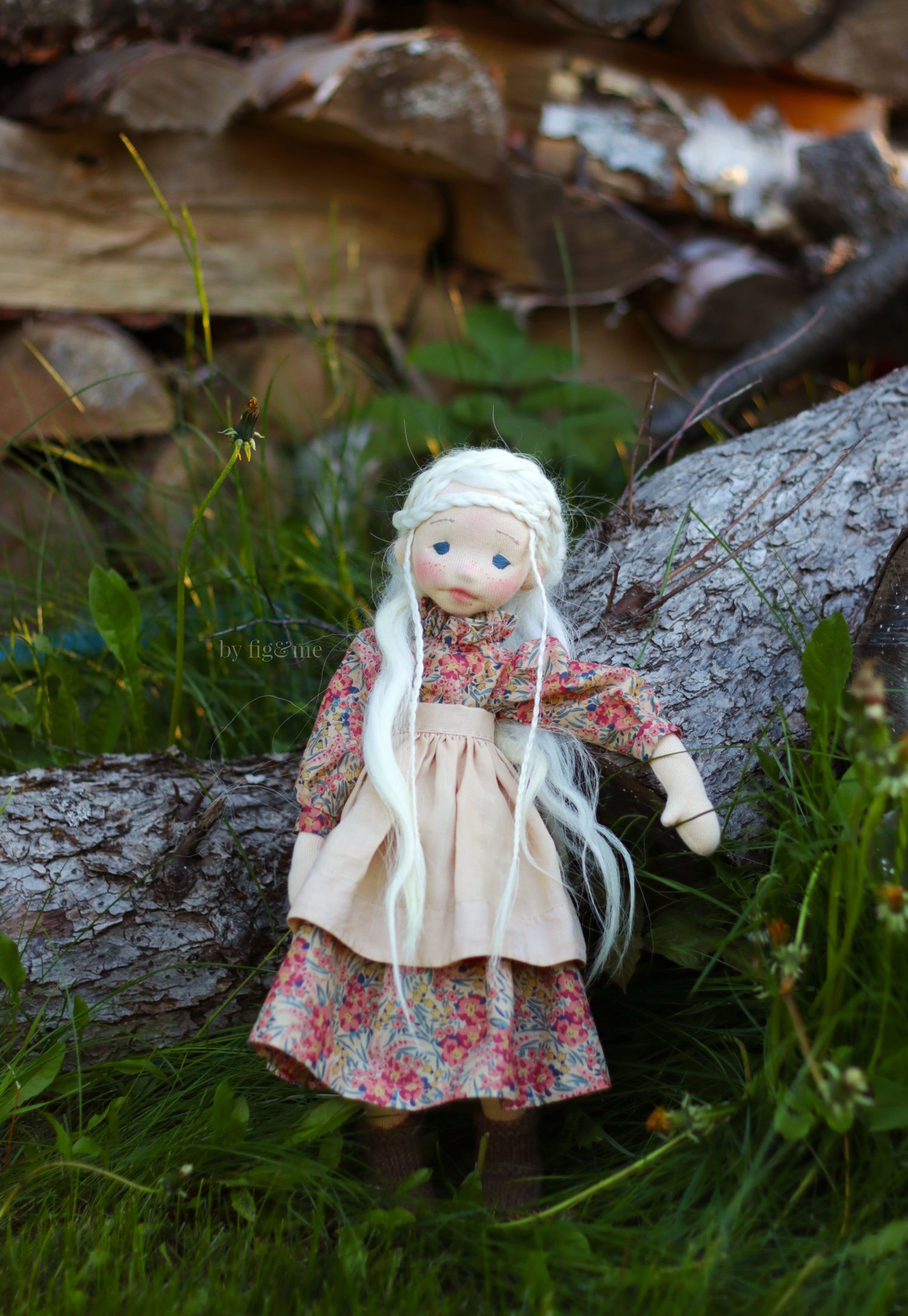 The Journey of a Doll Maker in Natural Fiber Art Dolls — fig & me