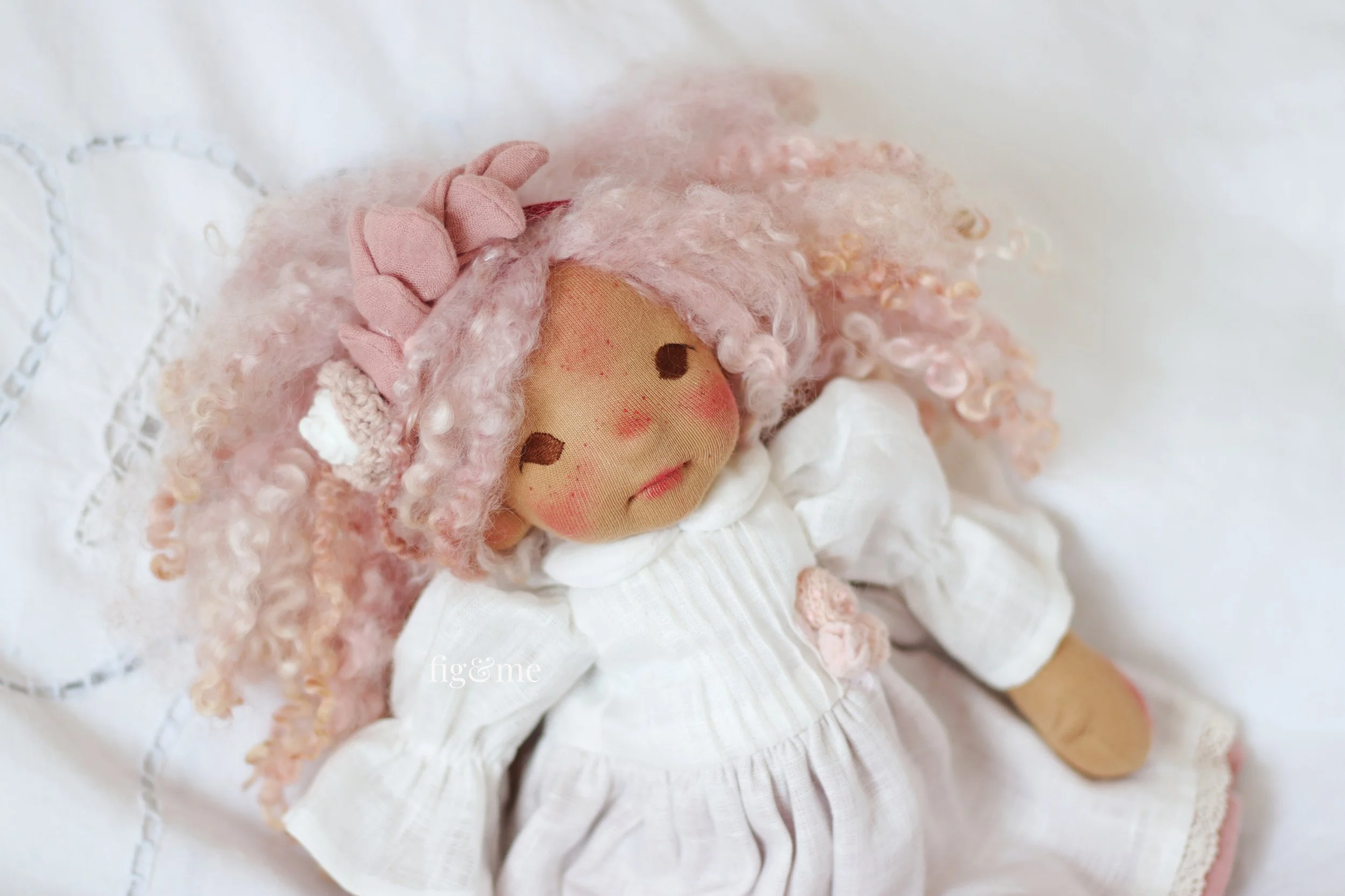 Natural Fiber Art Dolls Magnolia and Sojourn — fig & me