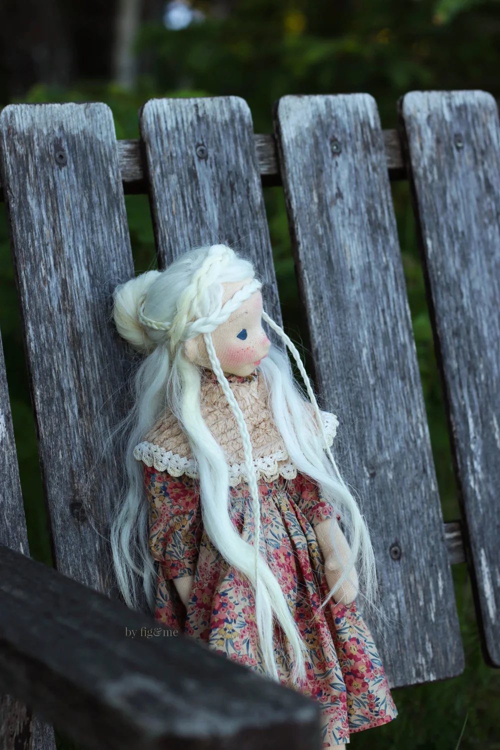 The Journey of a Doll Maker in Natural Fiber Art Dolls — fig & me
