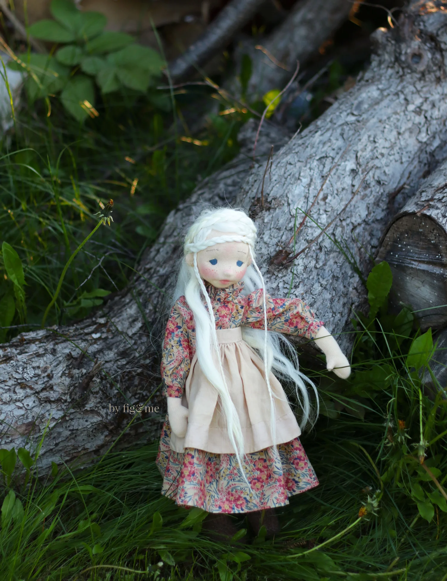 The Journey of a Doll Maker in Natural Fiber Art Dolls — fig & me