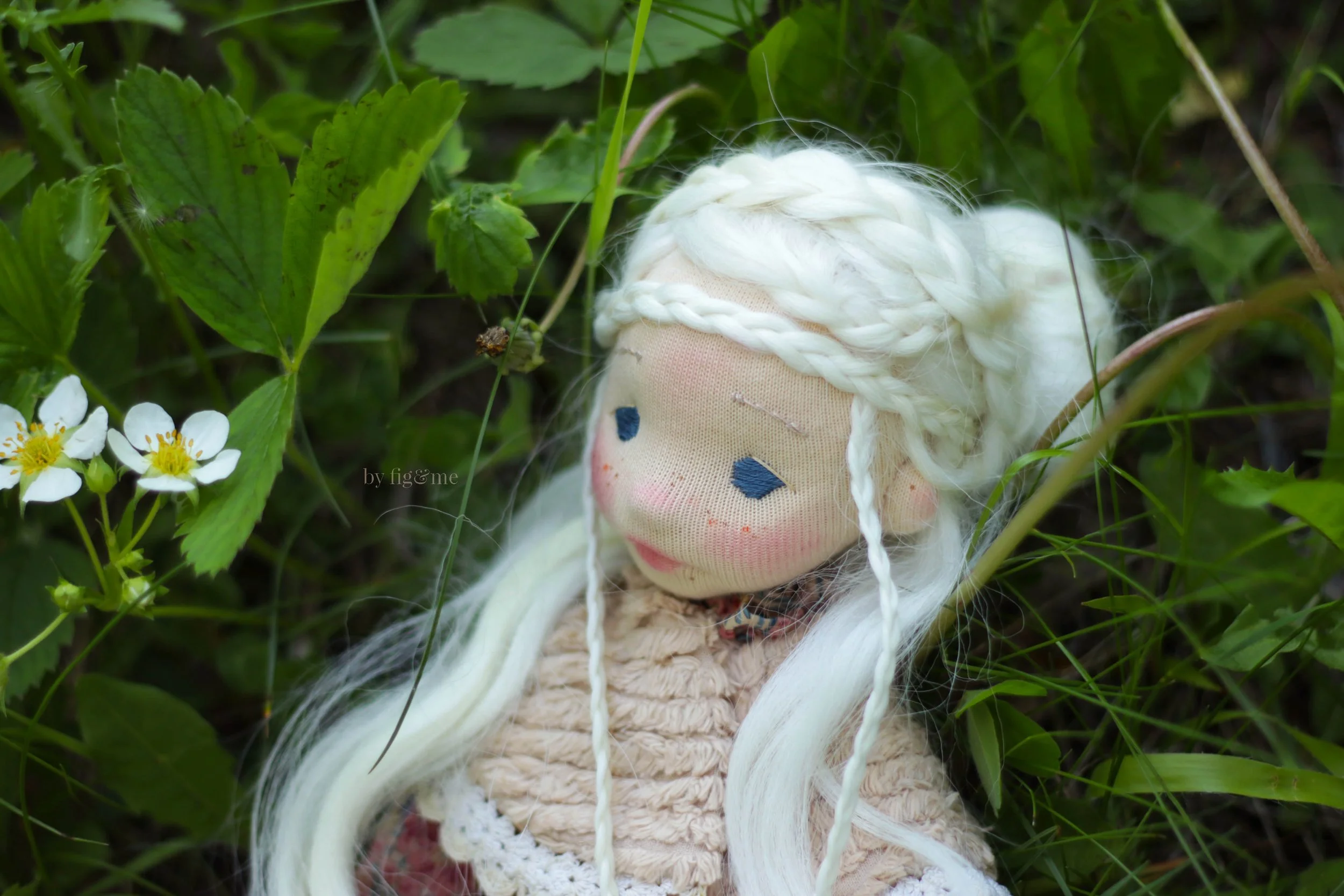 The Journey of a Doll Maker in Natural Fiber Art Dolls — fig & me