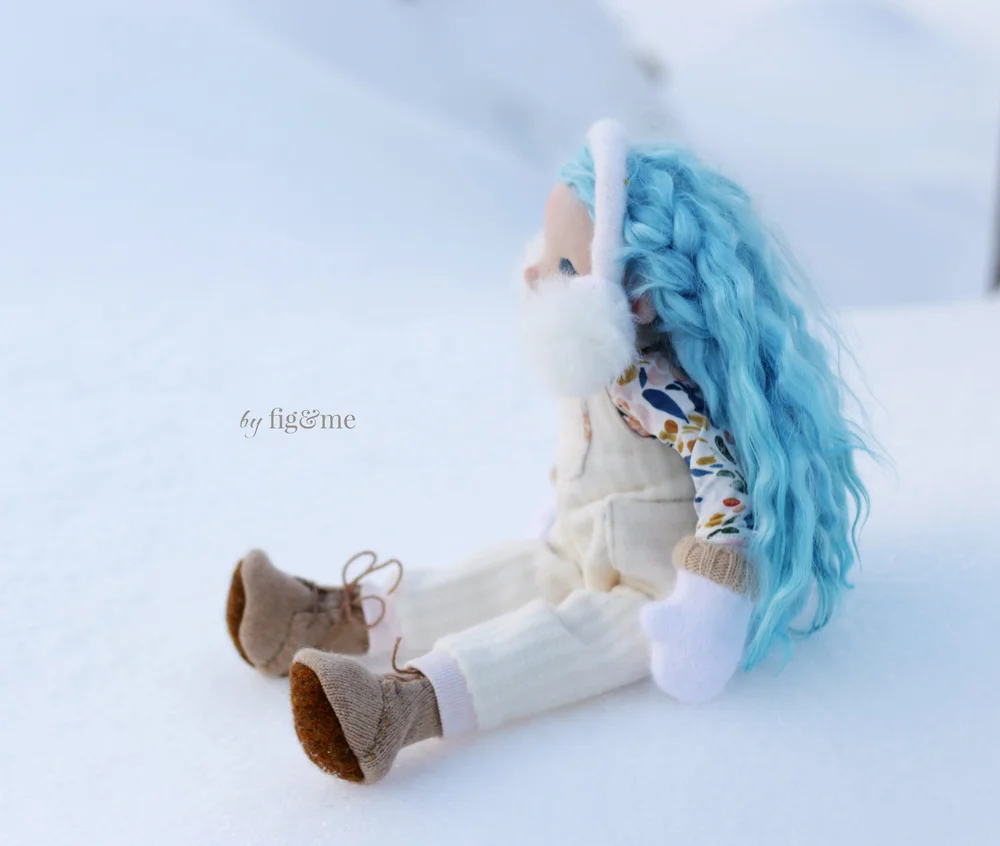 Waldorf Inspired Custom Art Doll, Miss Indigo — fig & me