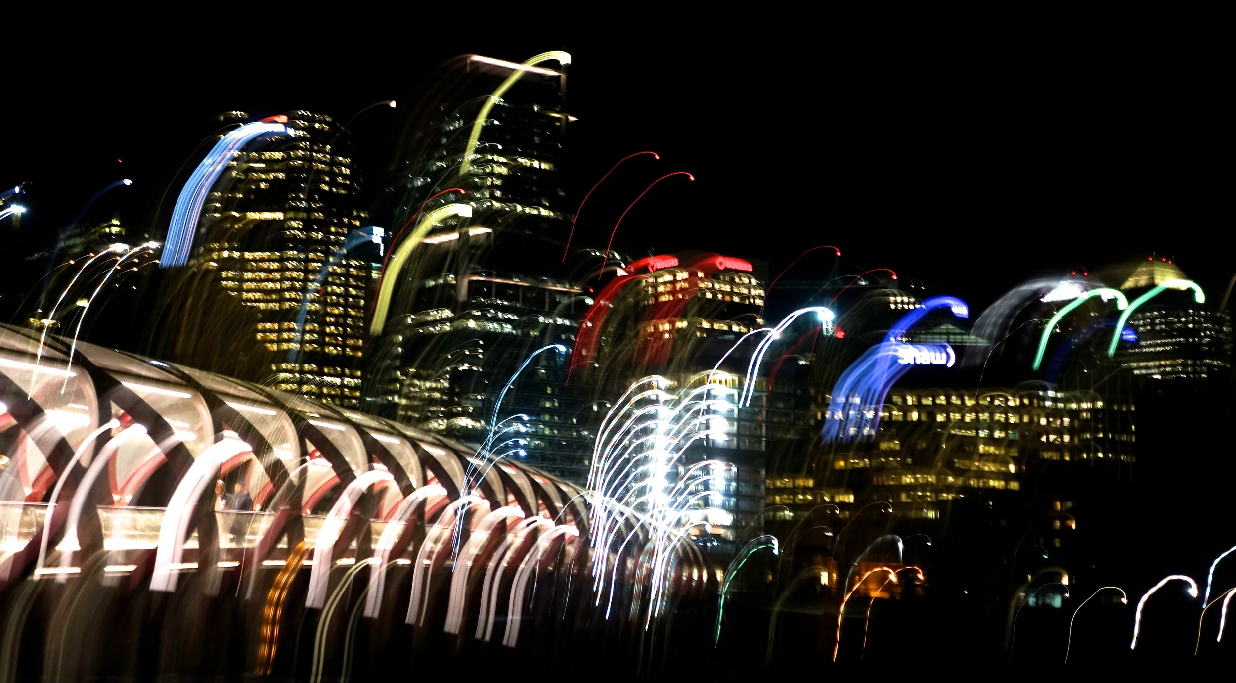 Calgary's Downtown Night Lights Revisited — Everyday Tourist