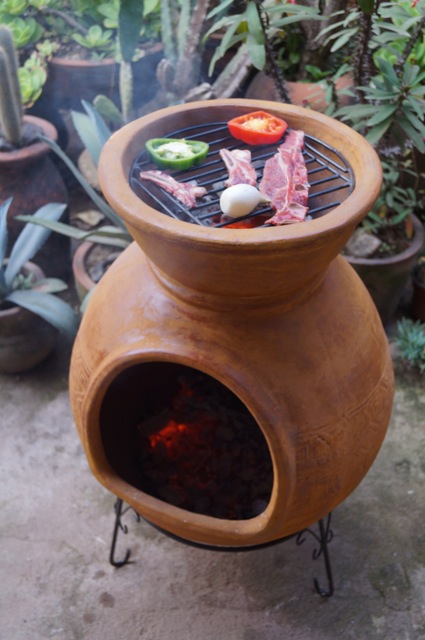 Maya BBQ chimeneas — Sol-y-Yo association of artisans