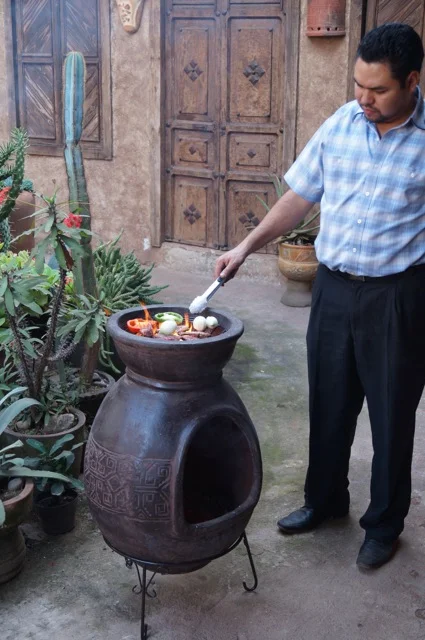 Maya BBQ chimeneas — Sol-y-Yo association of artisans