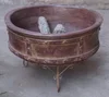 Our Mexican stone fire pit isolates the heat very well. — Sol-y-Yo ...