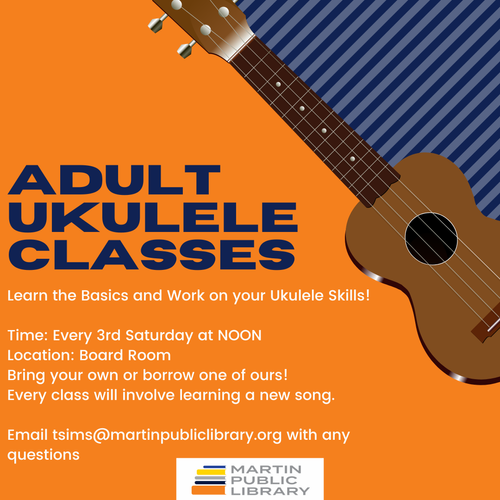 Adult Ukulele Class — Martin Public Library