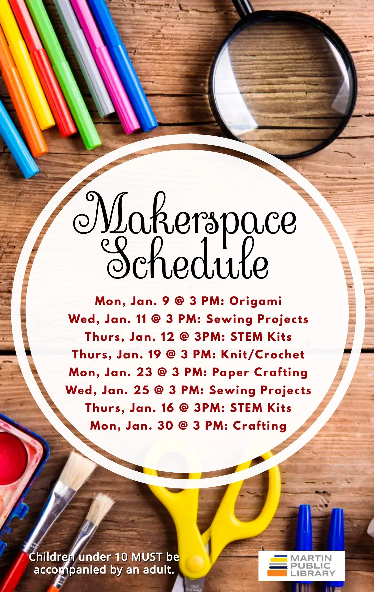 Open Makerspace - STEM Kits — Martin Public Library