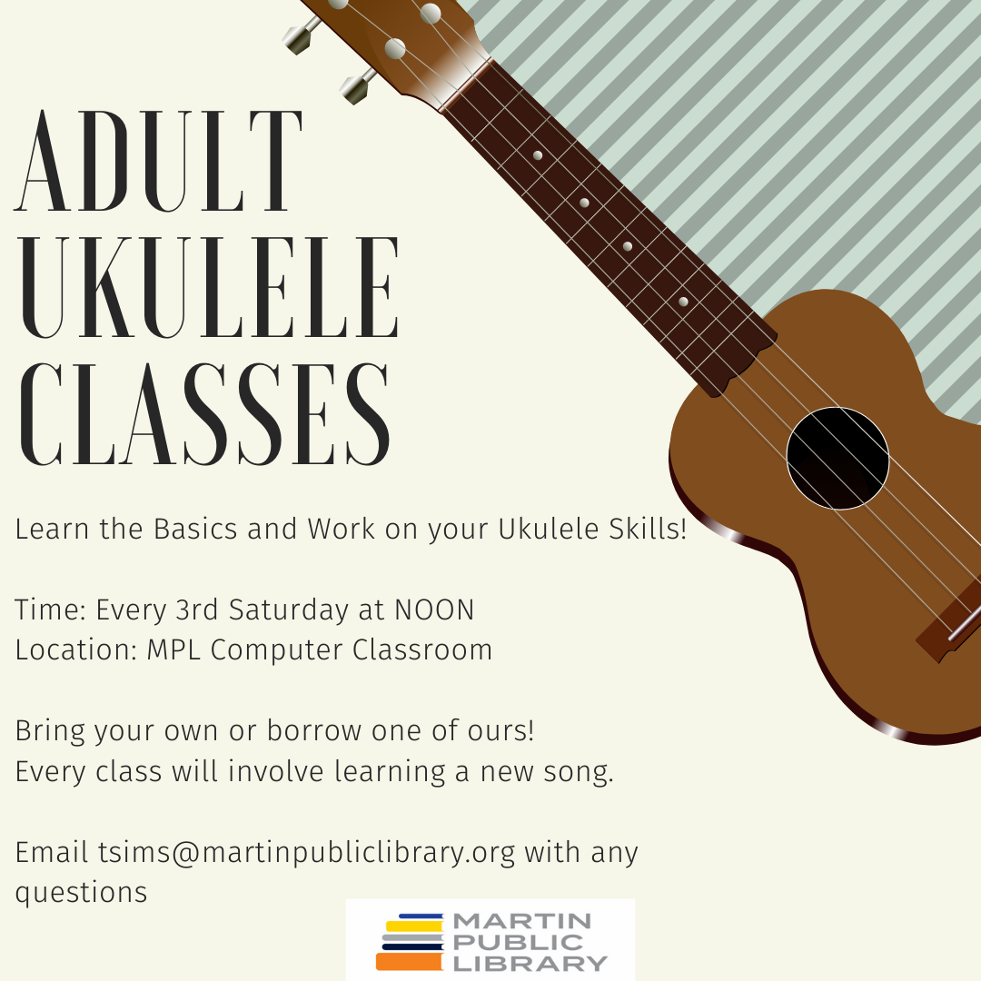 Adult Ukulele Class — Martin Public Library